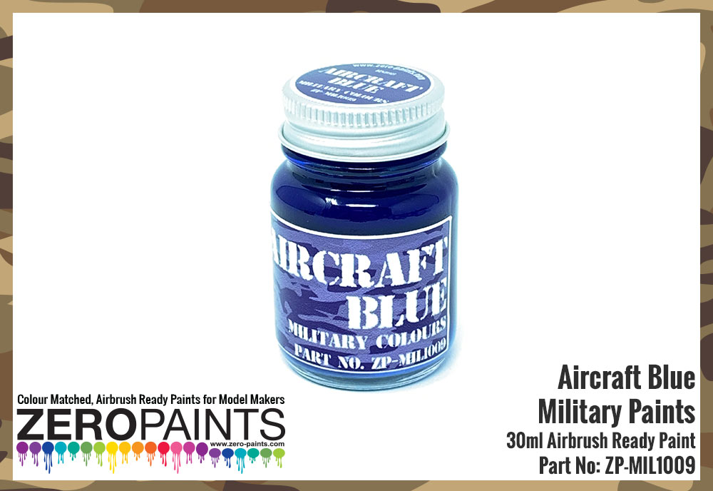 Aircraft Blue BS108 Paint 30ml | ZP-MIL1009 | Zero Paints