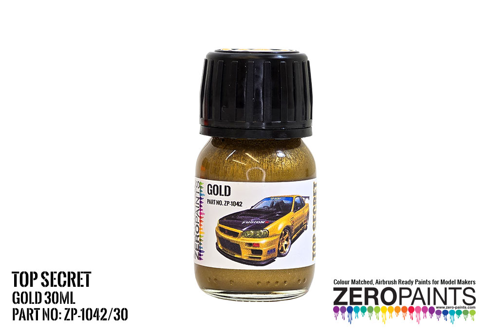 Top Secret Gold Pearl Paint - 30ml | ZP-1042/30 | Zero Paints
