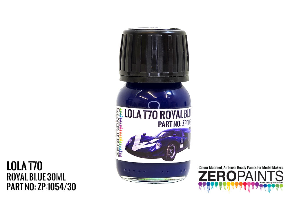 Lola T70 - Royal Blue Paint - 30ml | ZP-1054/30 | Zero Paints