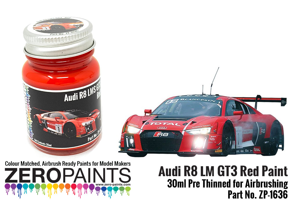 Audi R8 LM GT3 Red Paint 30ml | ZP-1636 | Zero Paints