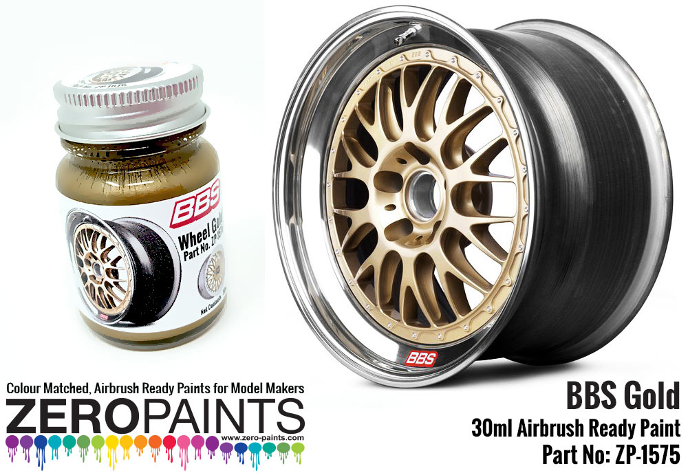 BBS Wheel Gold Paint 30ml | ZP-1575 | Zero Paints