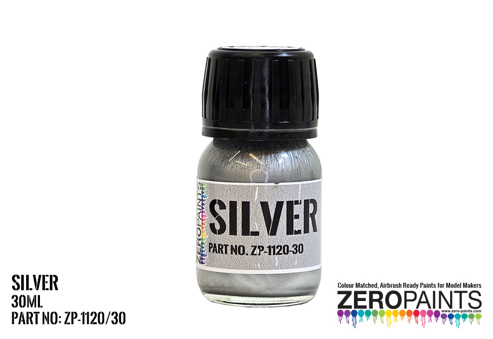 Silver Paint - 30ml | ZP-1120/30 | Zero Paints