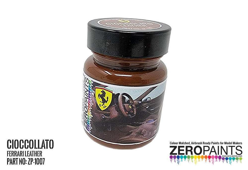 Ferrari Cioccolato Leather Colour Paint 60ml | ZP-1007 | Zero Paints