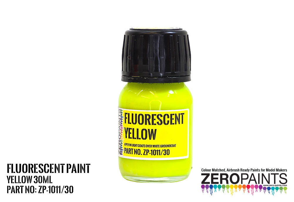 Fluorescent Yellow Paint - 30ml | ZP-1011/30 | Zero Paints