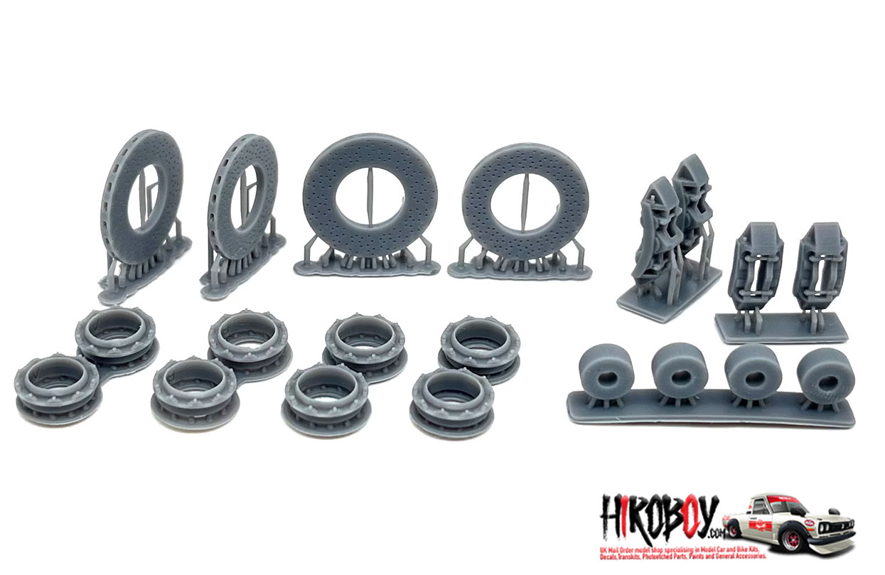 GeronimoWorks - 1:24 Carbon Brake Set B | GW-TK11 | Geronimoworks