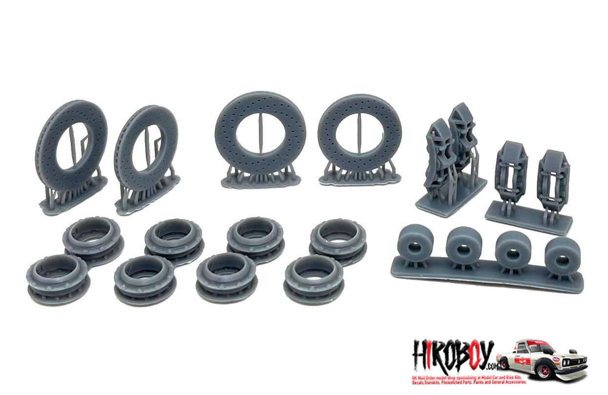 GeronimoWorks - 1:24 Carbon Brake Set C | GW-TK12 | Geronimoworks