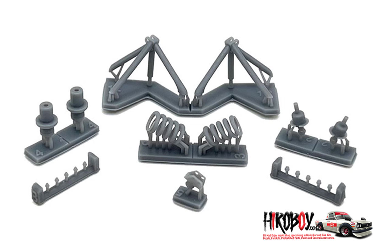 GeronimoWorks - 1:24 Rear Damper Set For Mazda 787B (Tamiya) | GW-TK6 ...