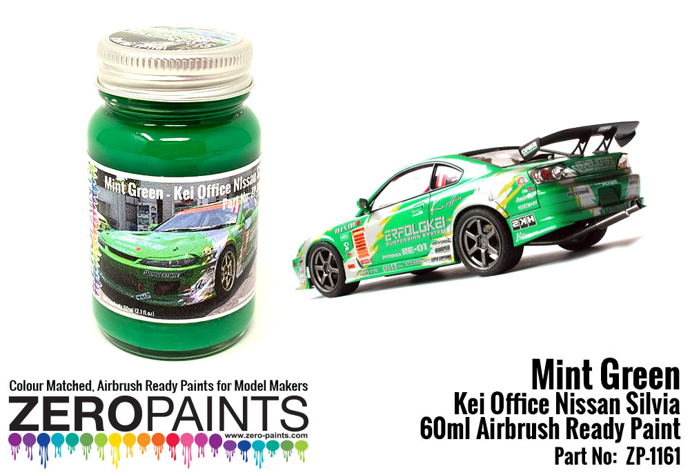 Green Paint for KEI Office S15 Silvia 60ml | ZP-1161 | Zero Paints