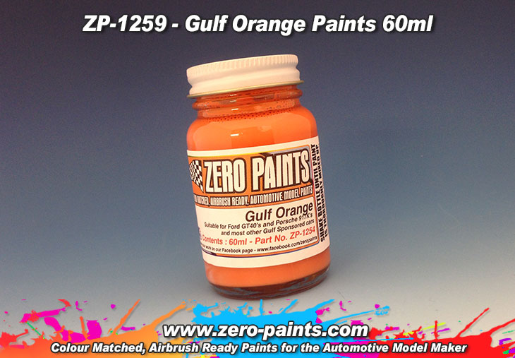 Gulf Orange Paints 60ml | ZP-1259 | Zero Paints