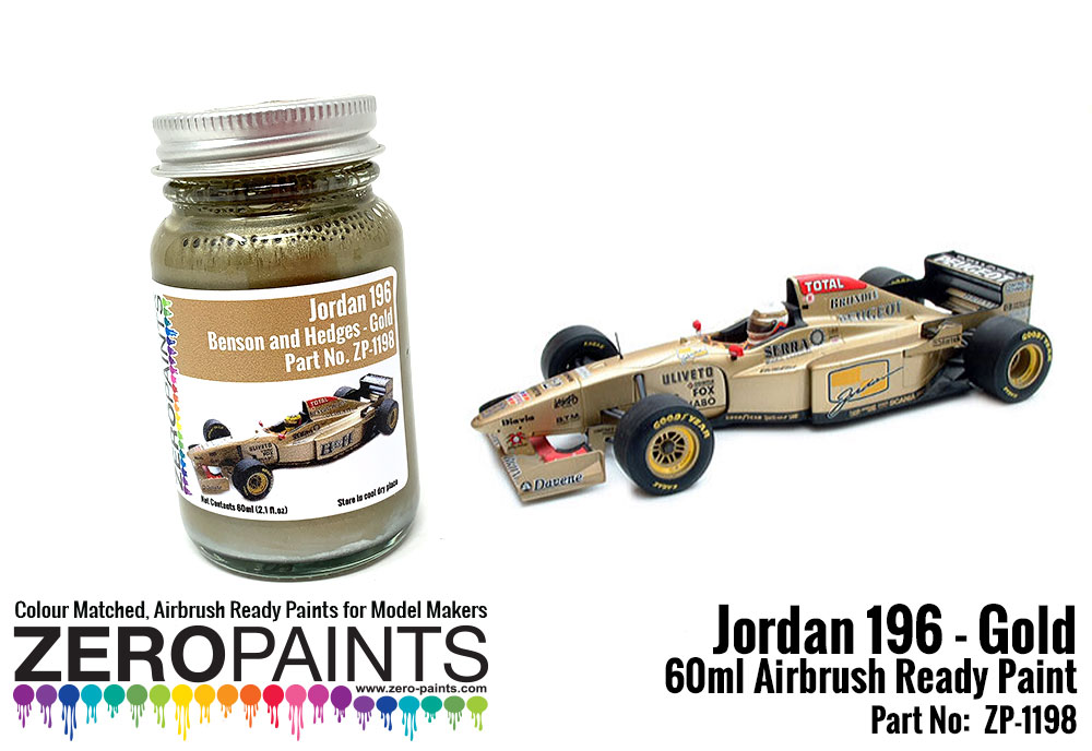 Jordan 196 Gold Paint 60ml | ZP-1198 | Zero Paints