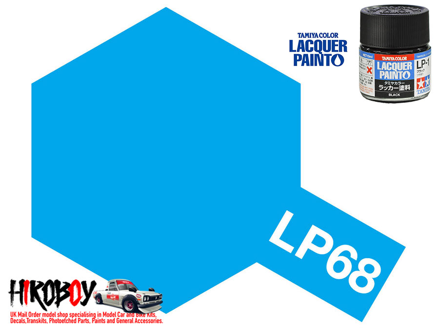 LP-68 Clear Blue Tamiya Lacquer Paint | TAM82168 | Tamiya
