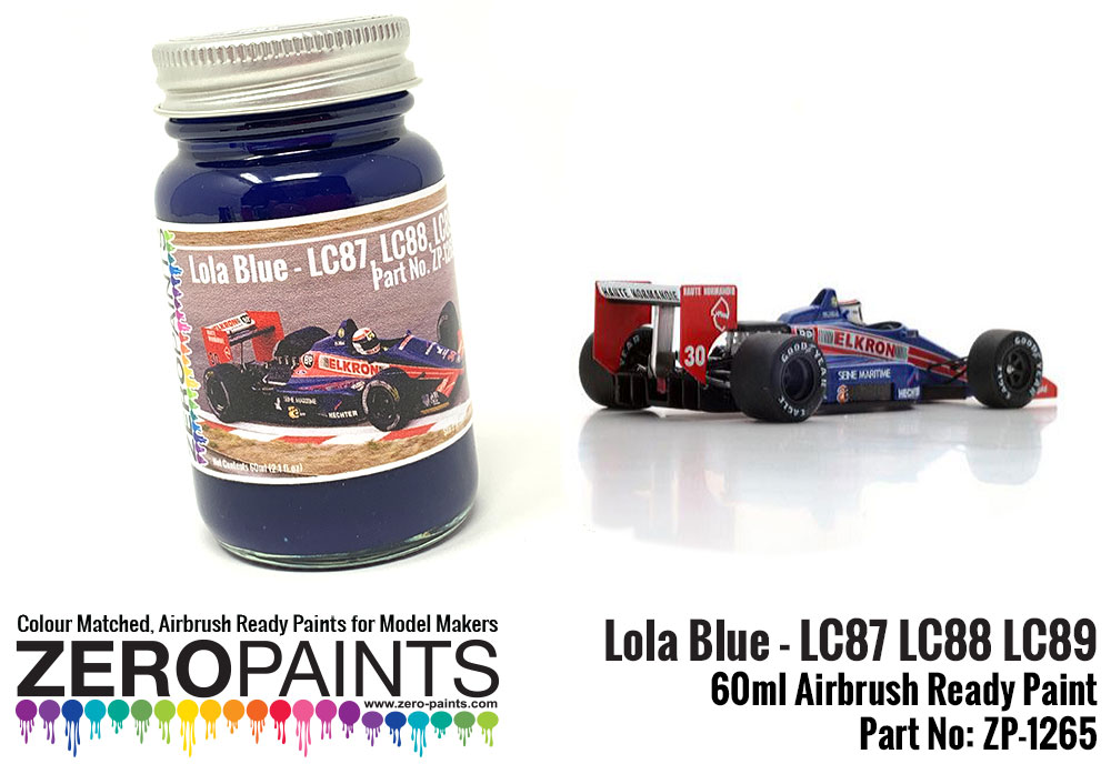 Lola LC87, LC88, LC89 Blue Paint 60ml | ZP-1265 | Zero Paints