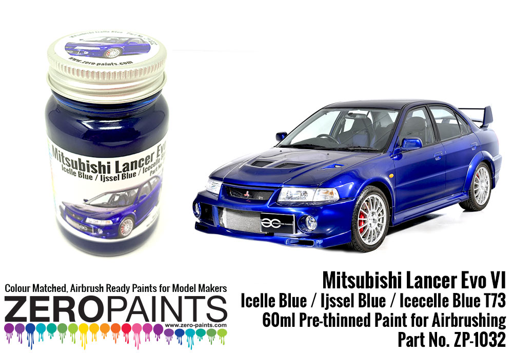Mitsubishi Lancer Evolution VI Icelle Blue / Ijssel Blue / Icecelle ...