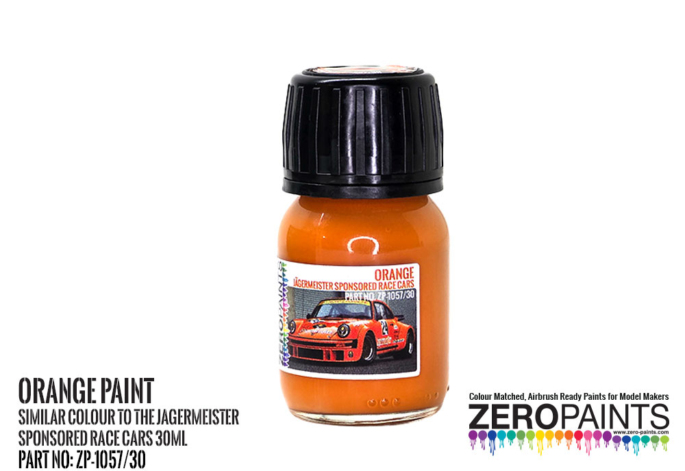 Orange Paint Similar Colour to the Jagermeister Sponsored Race Cars ...