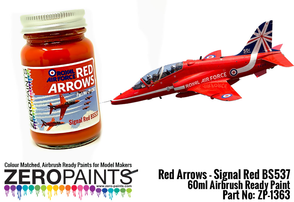 Red Arrows - Signal Red Paint 60ml | ZP-1363 | Zero Paints