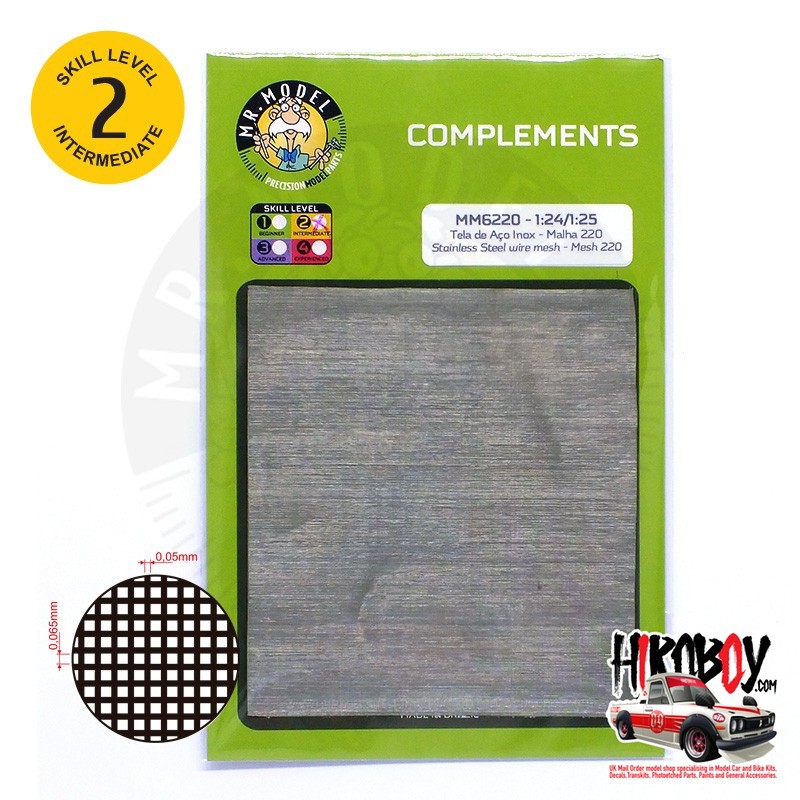 Stainless Steel Wire Mesh Sheet - 220 | MM6220 | Mr Model