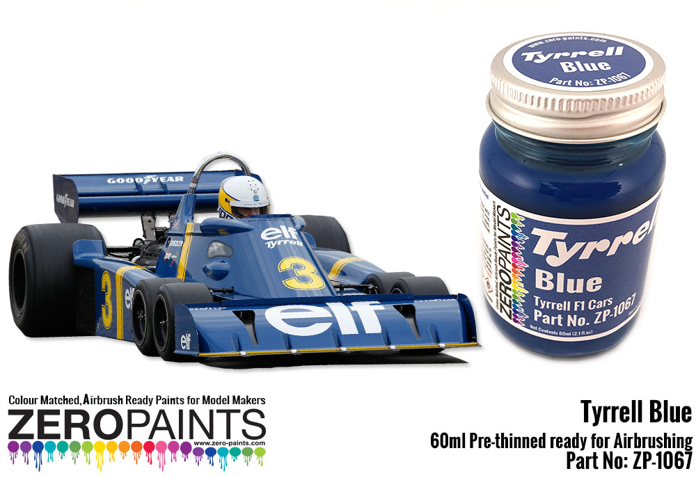 Tyrrell Blue Paint 60ml | ZP-1067 | Zero Paints