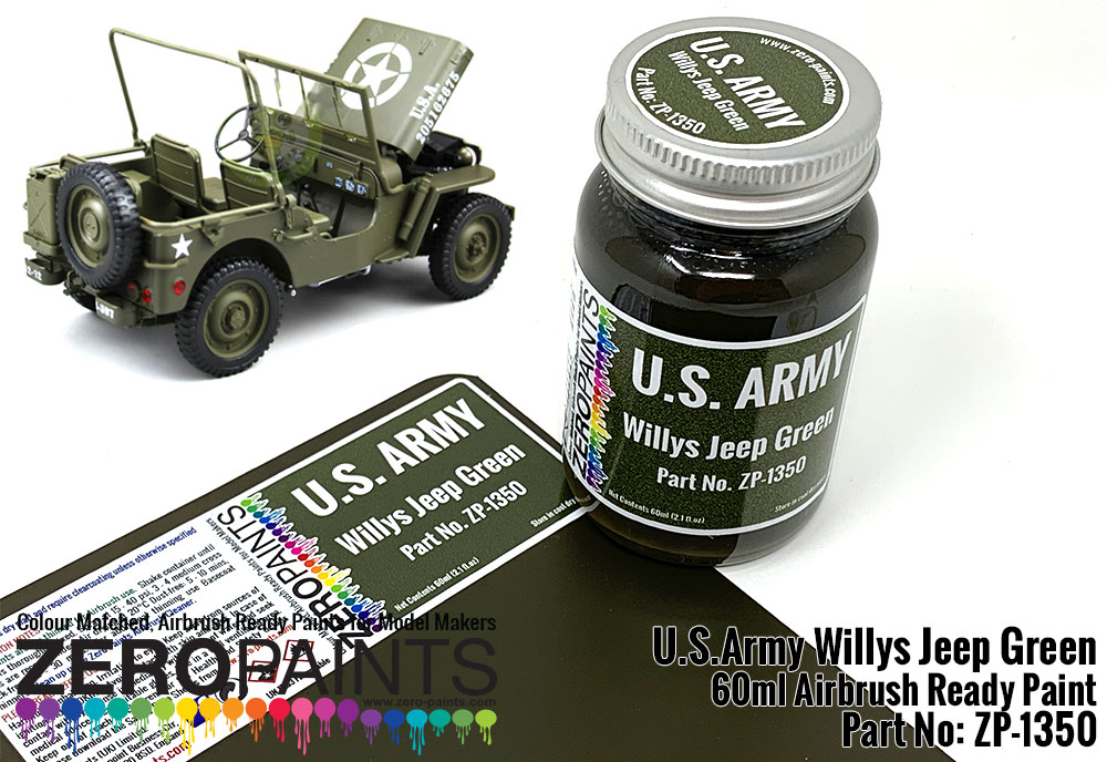willys jeep color code