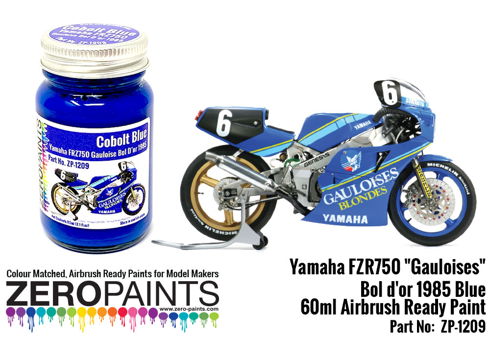 Yamaha FZR750 "Gauloises" Bol d'or 1985 Blue Paint 60ml | ZP-1209 ...