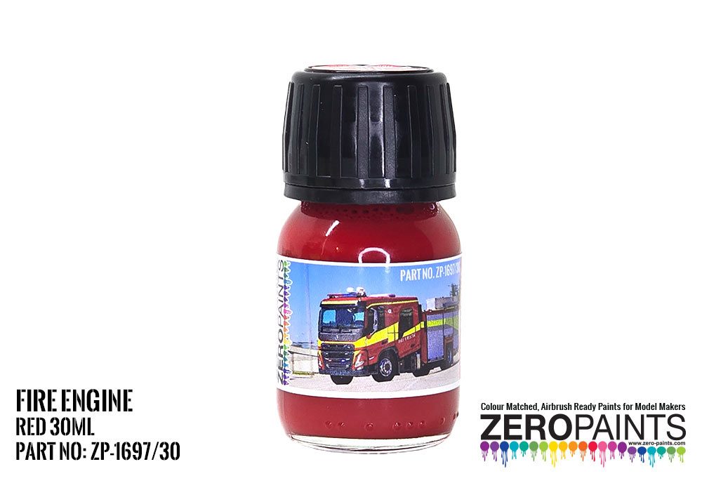 Fire & Rescue (Fire Truck Red) - 30ml | ZP-1697/30 | Zero Paints