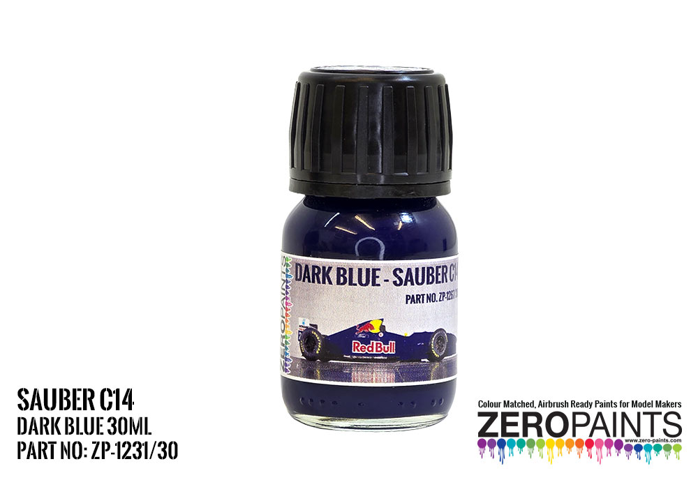 Sauber C14 Dark Blue Paint - 30ml | ZP-1267/30 | Zero Paints