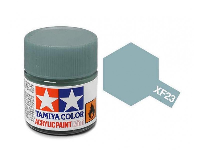 Tamiya Acrylic Mini XF-23 Light Blue - 10ml Jar | TAM81723 | Tamiya